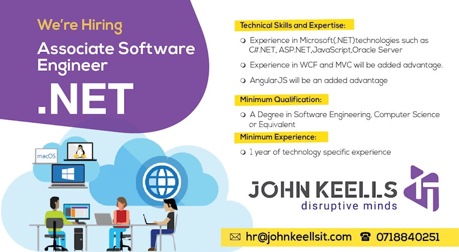 Associate Software Engineer .Net at John Keells Holdings