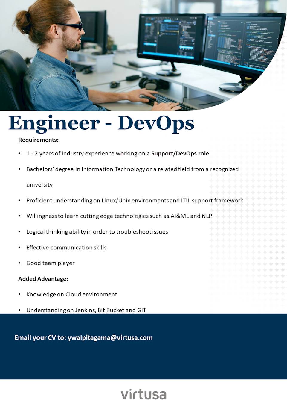 Engineer - DevOps at Virtusa Sri Lanka