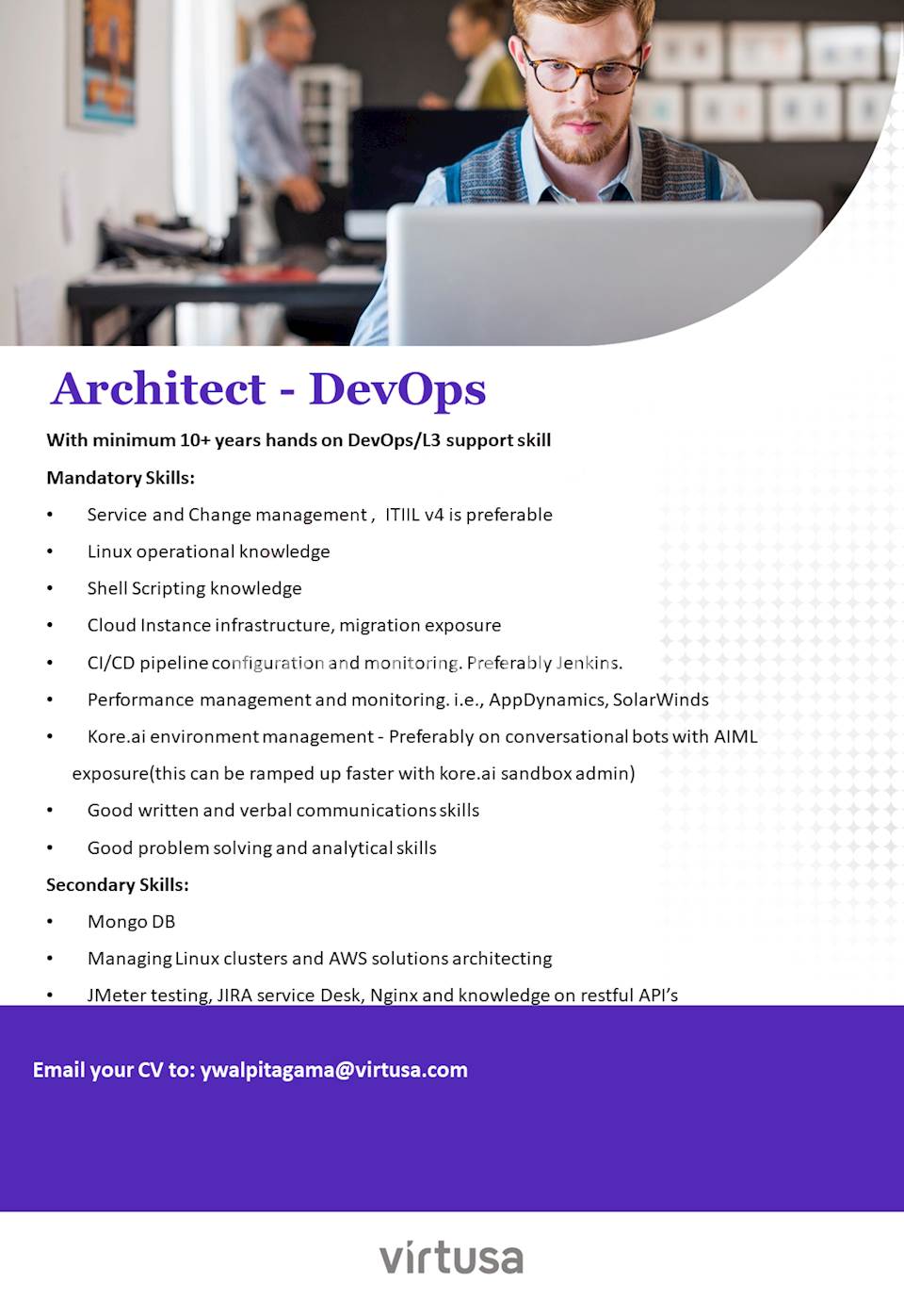 Architect - DevOps at Virtusa Sri Lanka