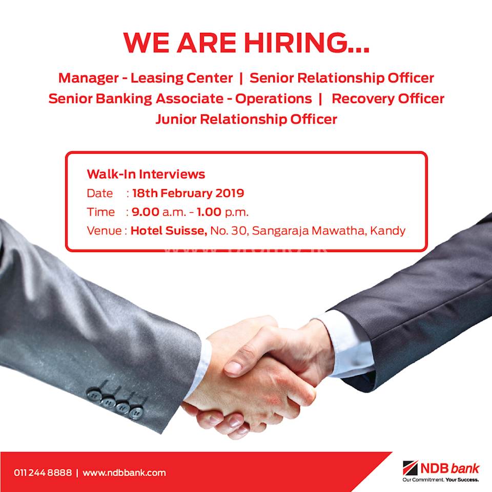 Walk-In Interviews at National Development Bank