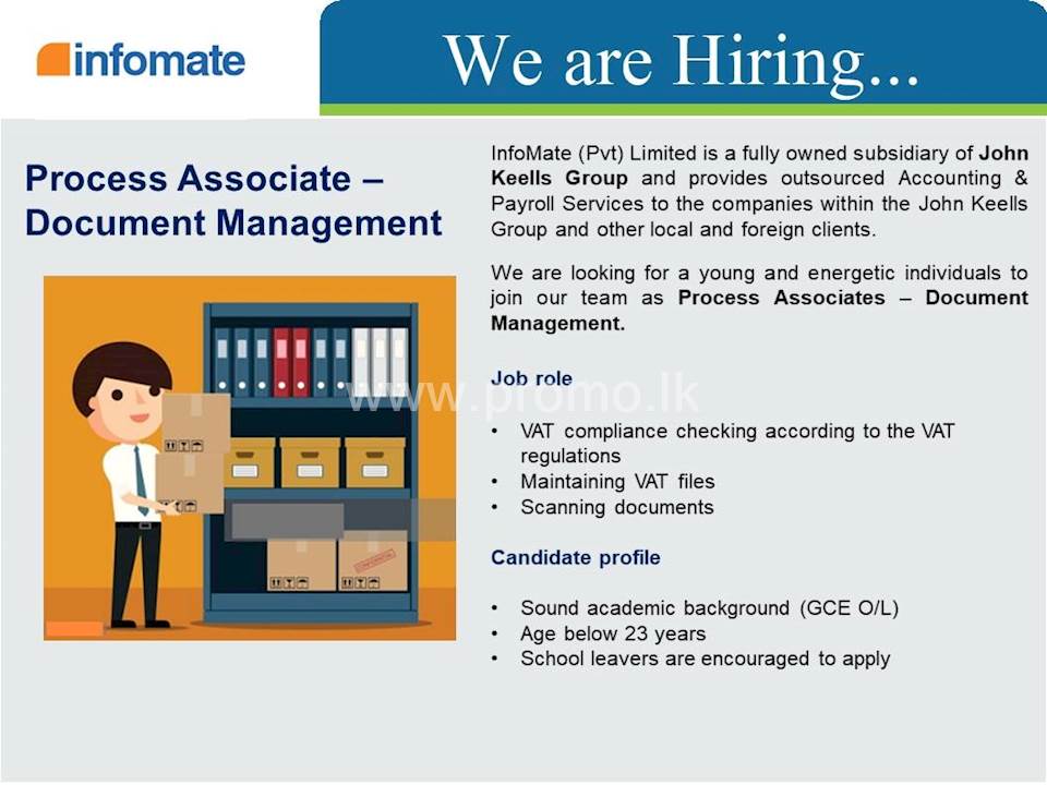 Process Associate - Document Management at InfoMate