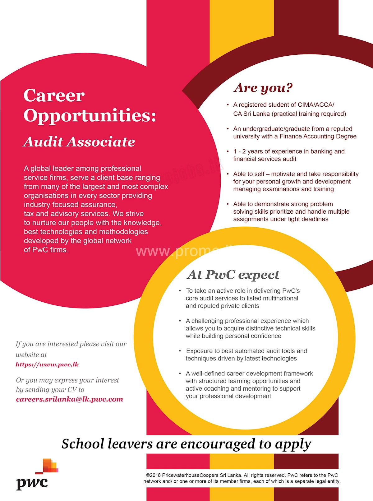 Audit Associate at PWC