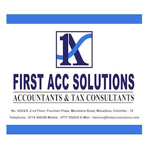 First Acc Solutions - Latest Promotions, Offers and Discounts