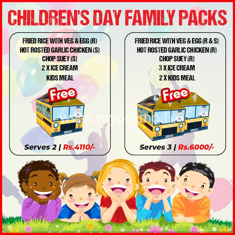Children's Day Family Packs at Chinese Dragon Cafe