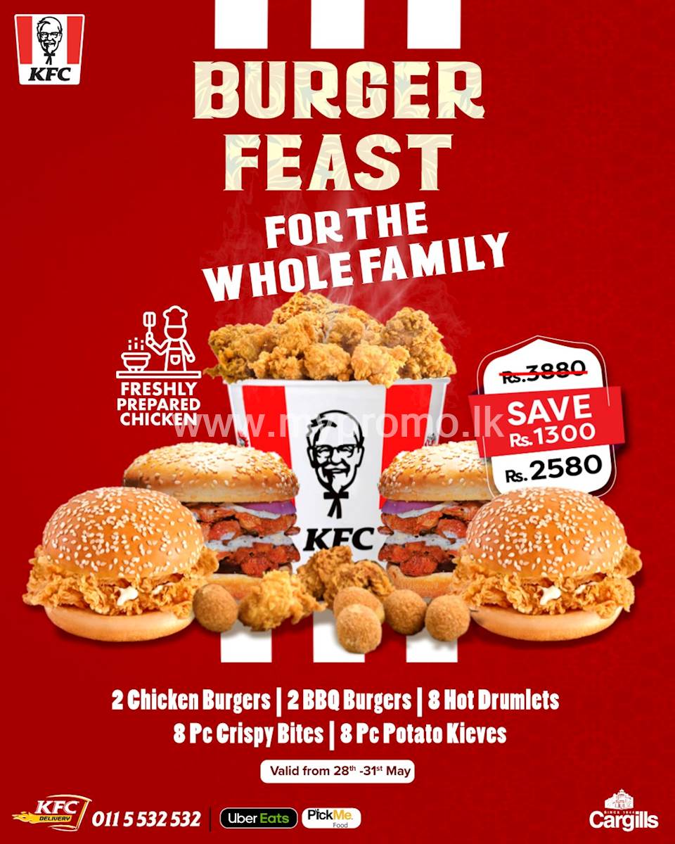 KFC Sri Lanka Burger Feast kfc-sri-lanka-burger-feast