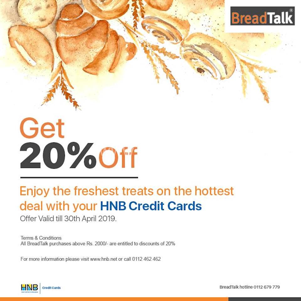 Enjoy the freshest treats on the hottest deal with your HNB credit ...