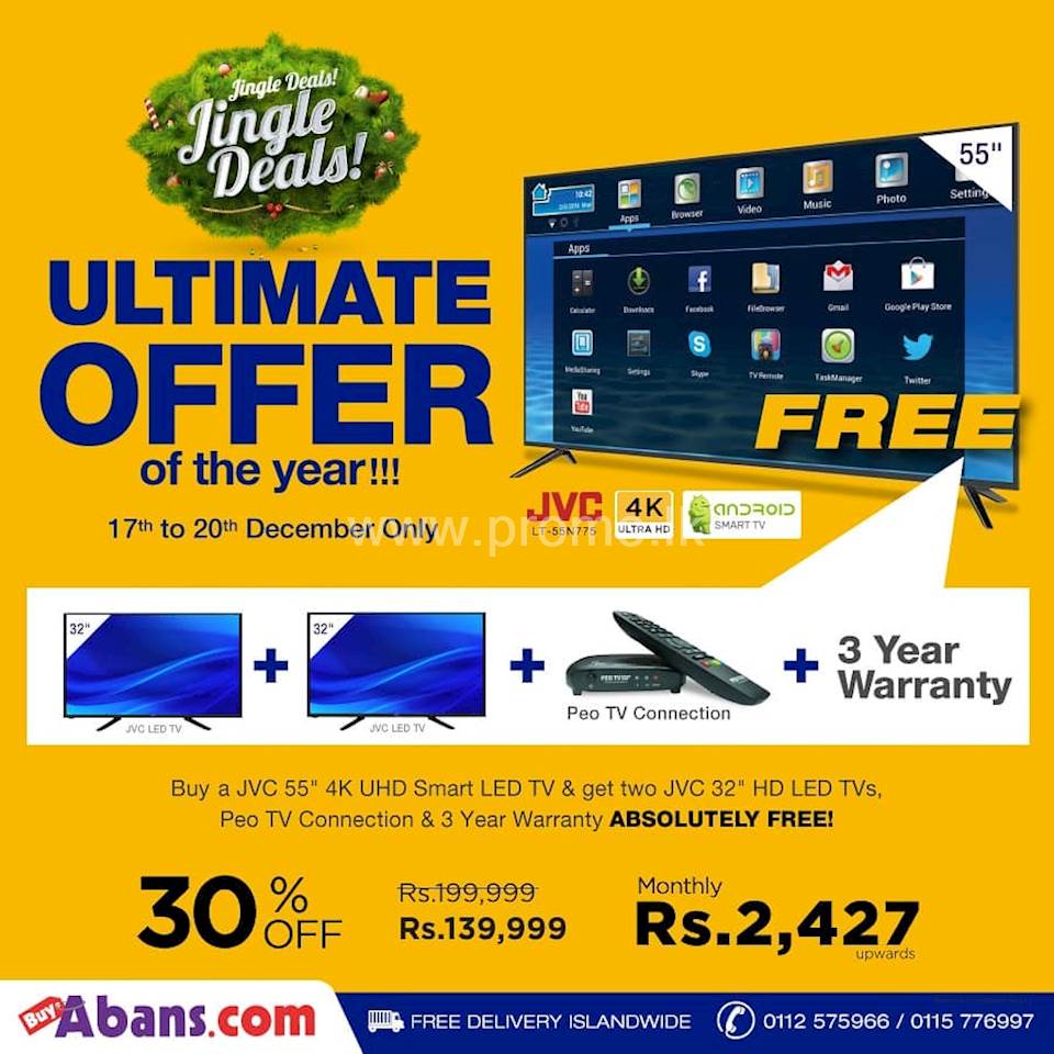 Ultimate Offer of the year from BuyAbans.com