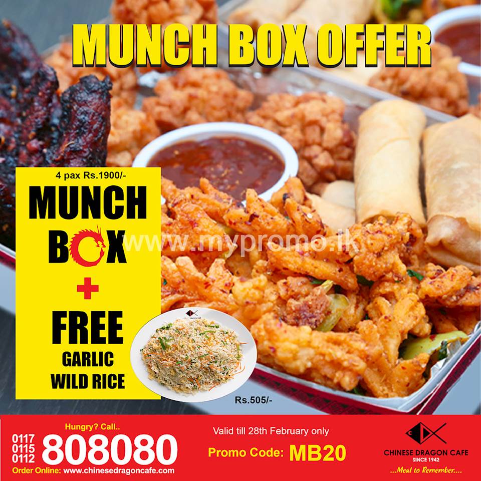 Munch Box Offer at Chinese Dragon Cafe!!