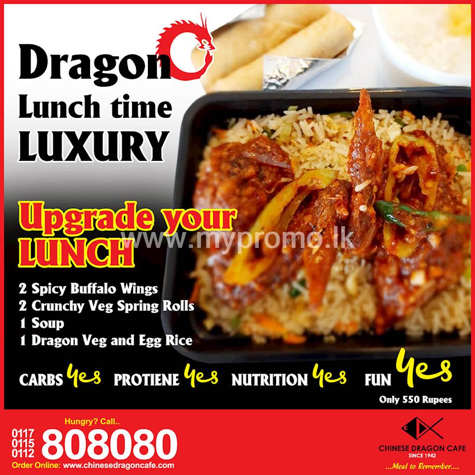Dragon Lunchtime Luxury at Chinese Dragon Cafe!
