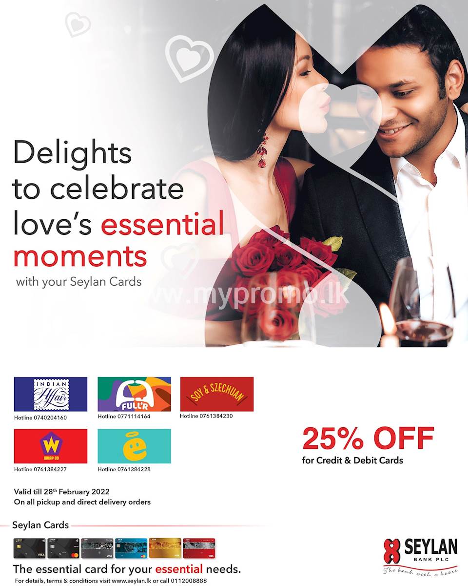 Use your Seylan Bank Credit or Debit Card at any of the below outlets ...