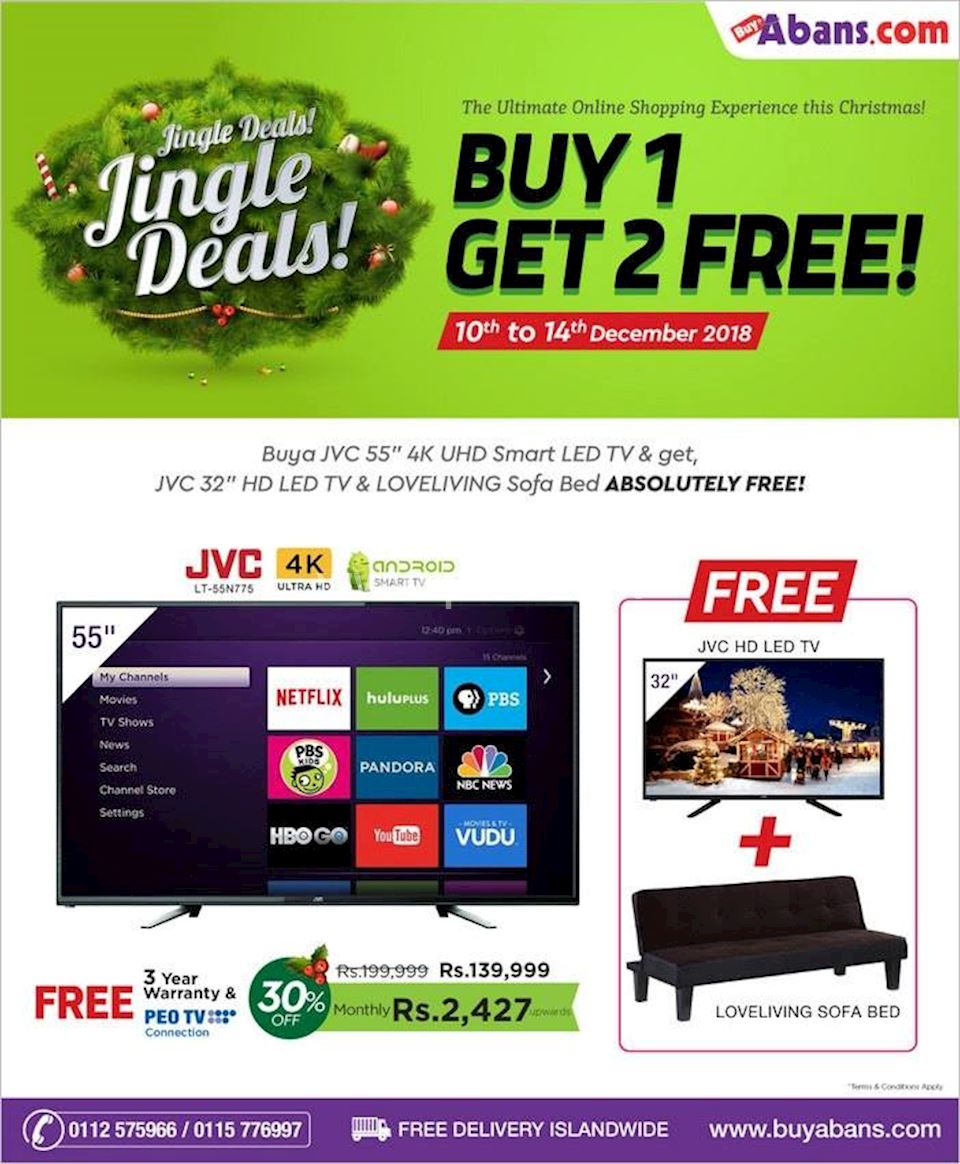 Buy 1 and Get 2 FREE at BuyAbans