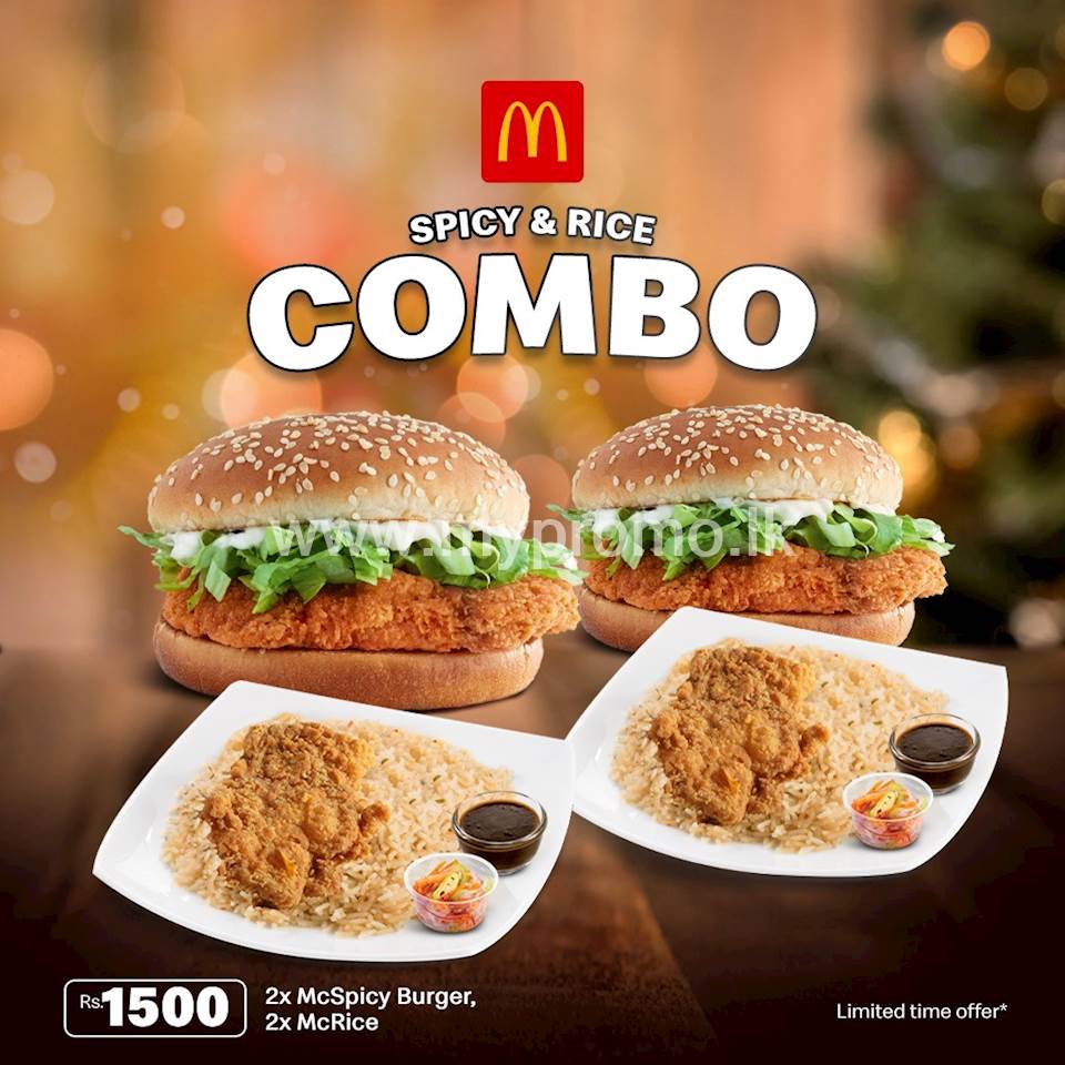 Spicy and Rice Combo at McDonalds