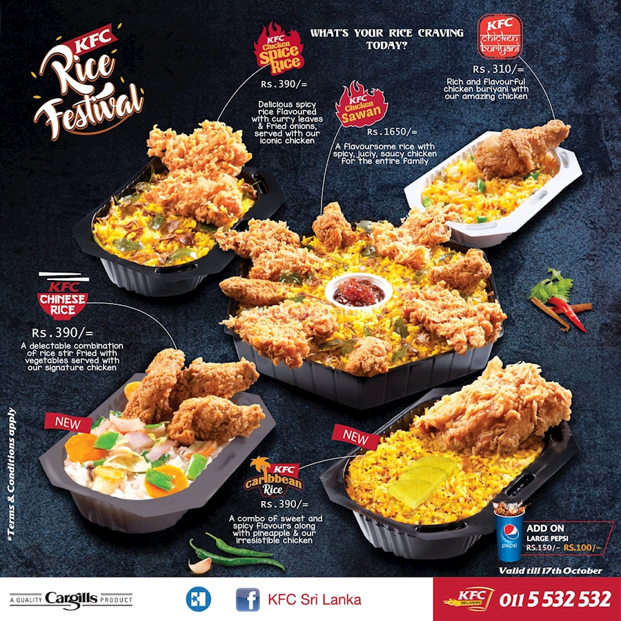Introducing The All NEW KFC Rice Festival Only At KFC Introducing The All NEW KFC Rice Festival Only At KFC