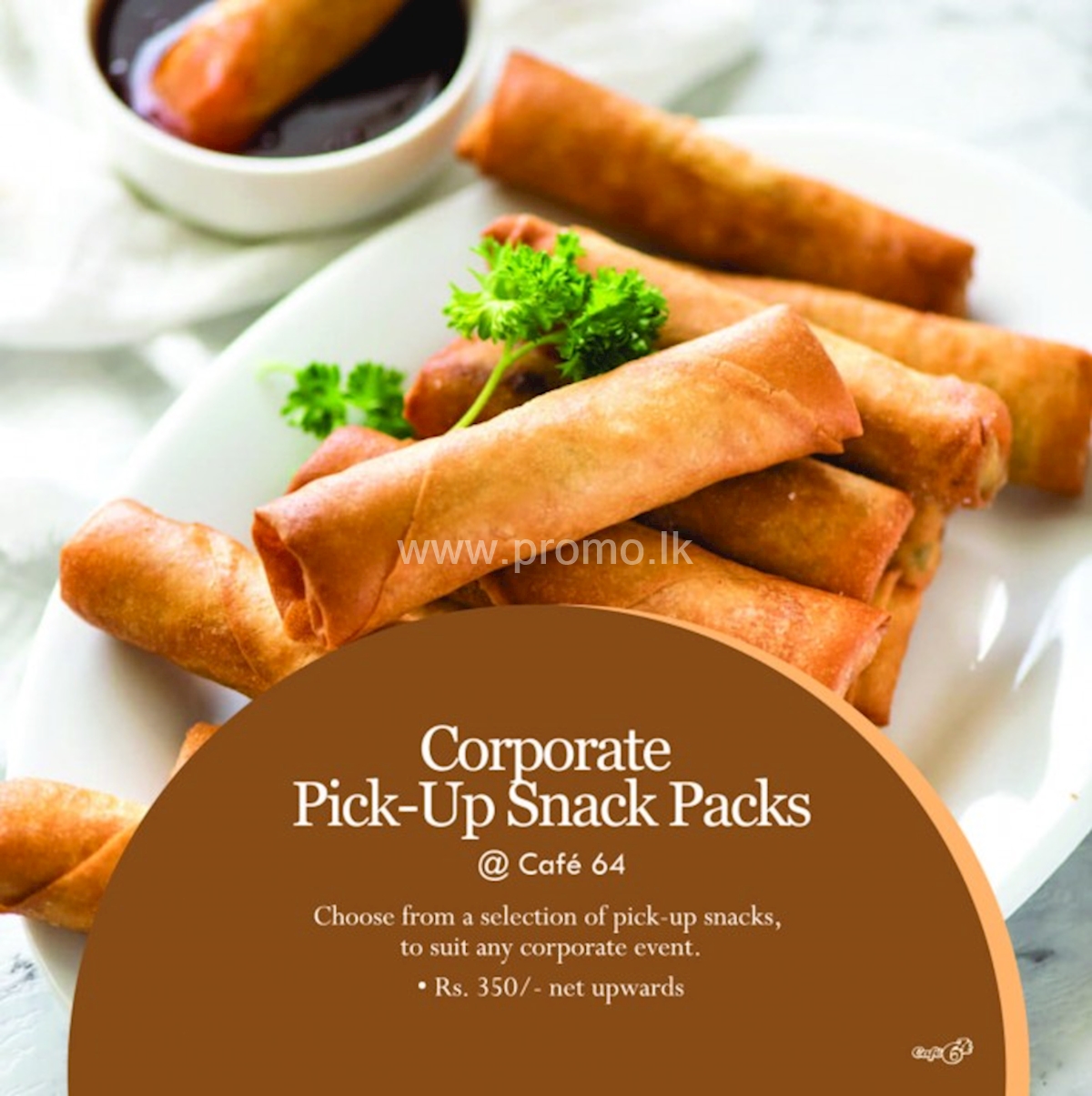 Corporate Pick-Up Snack Packs at Cafe 64