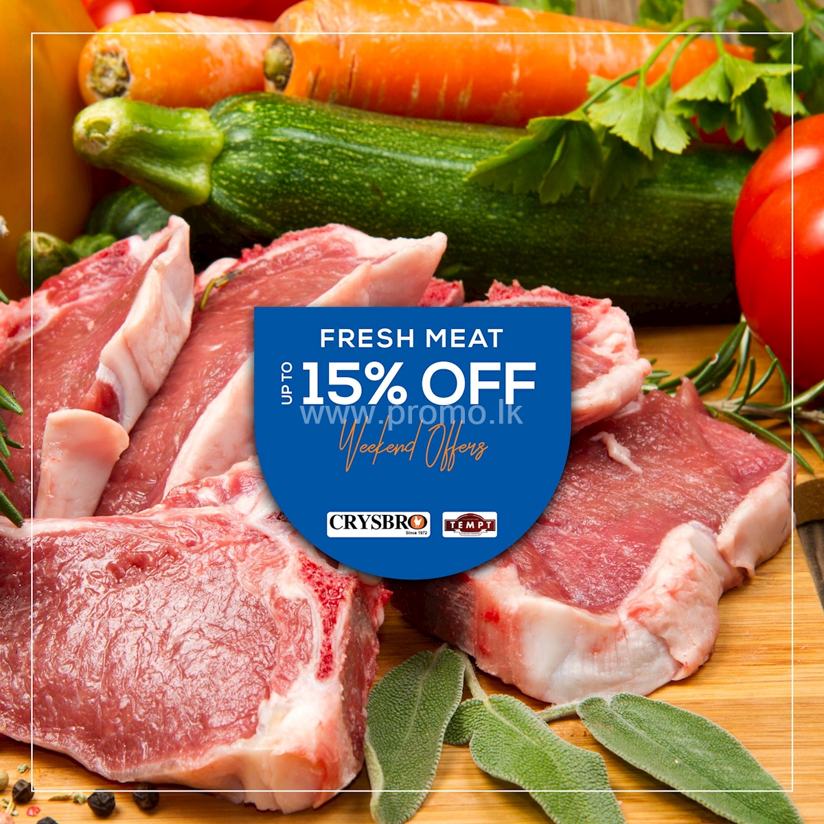 Weekend Offer for upto 15% Off on Fresh meat only at Arpico Supercentre