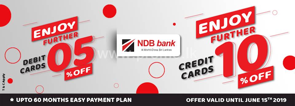 Special Offer for NDB Cards on Mybazaar.lk