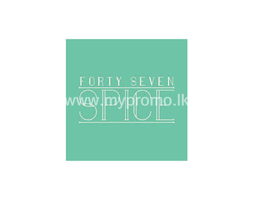 Enjoy 20% Savings on total bill at Forty Seven Spice for DFCC Visa ...