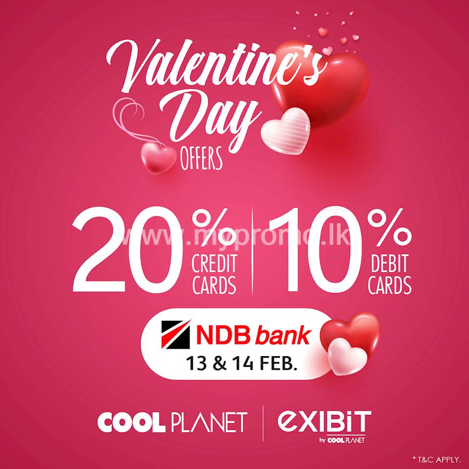 Enjoy 20% Off On NDB Credit Card & 10% Off On NDB Debit Card at Cool planet