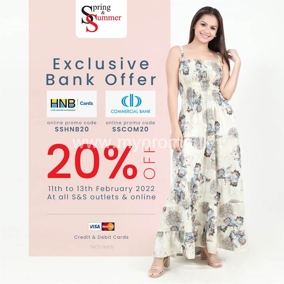 Exclusive Bank Offers 20% off, with HNB and Commercial Bank visa ...