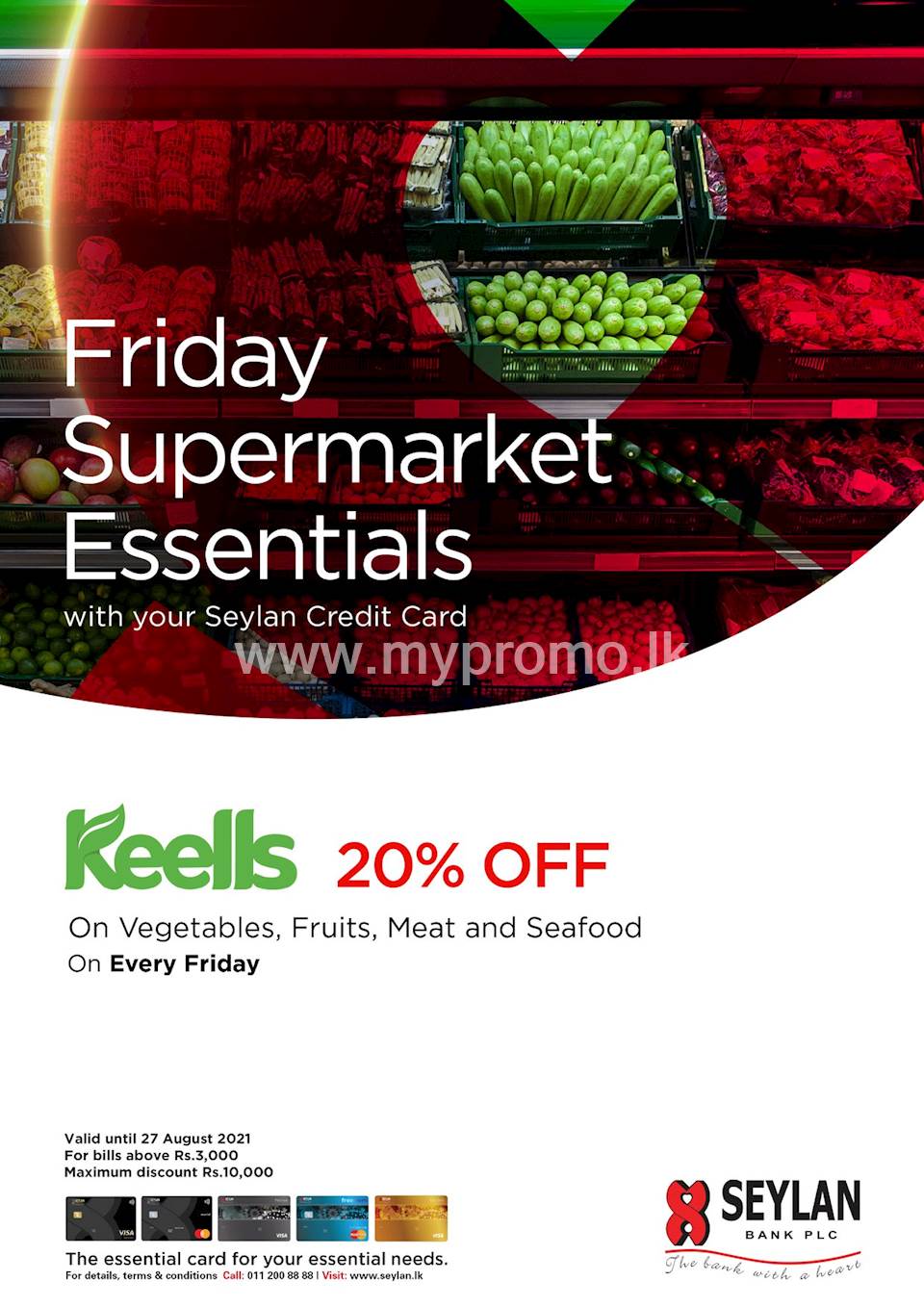Save 20% at Keells on Vegetables, Fruits, Meat & Seafood Every Friday ...