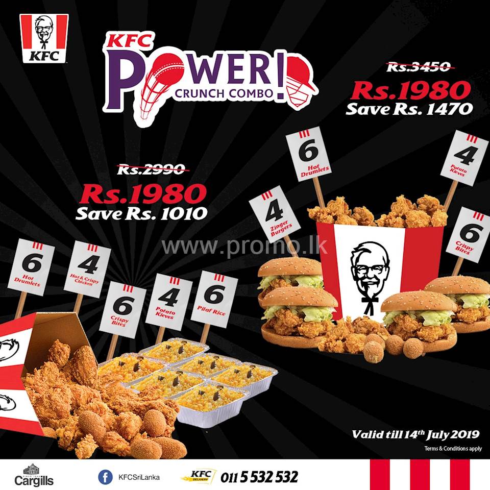 KFC Power Crunch Combo for 1980/-