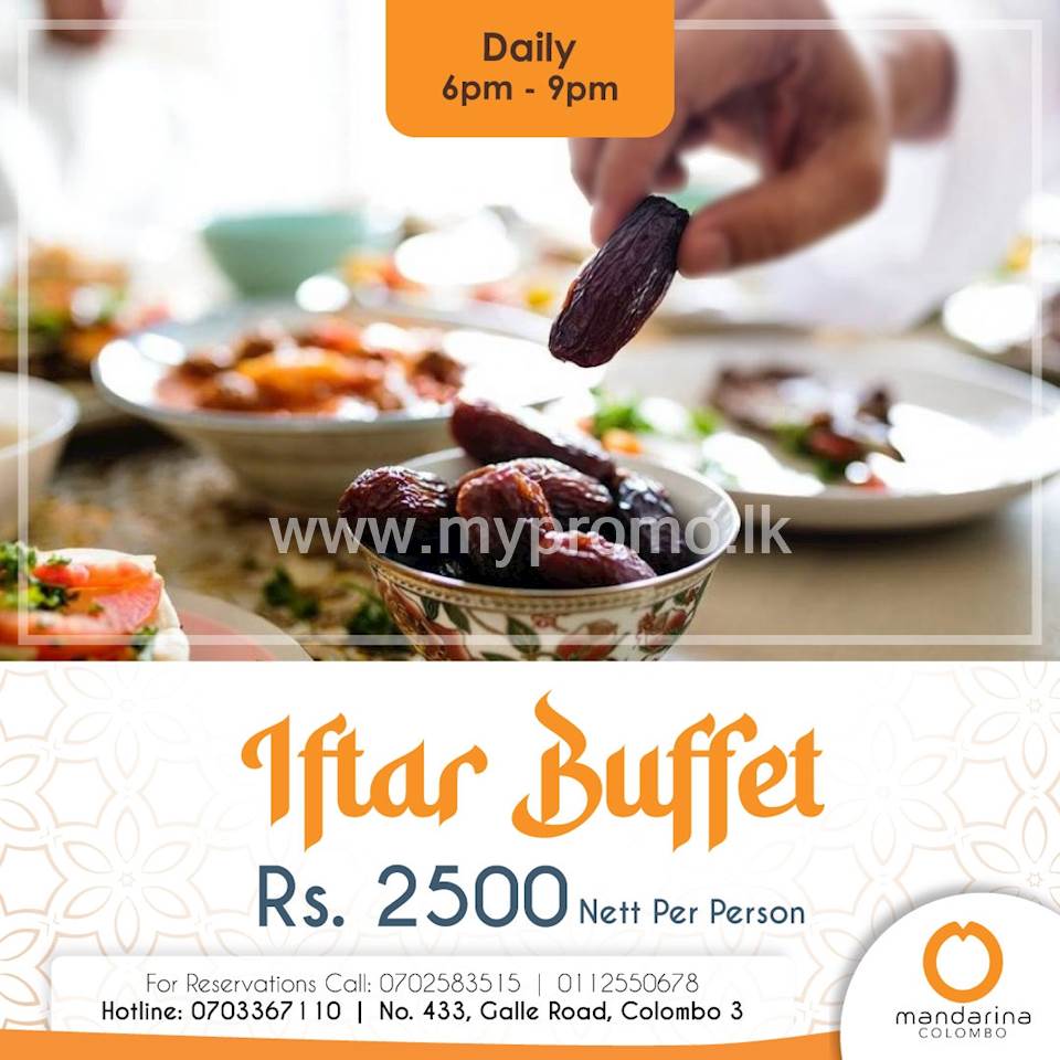 Celebrate the month of Ramadan at Mandarina Colombo with fantastic ...