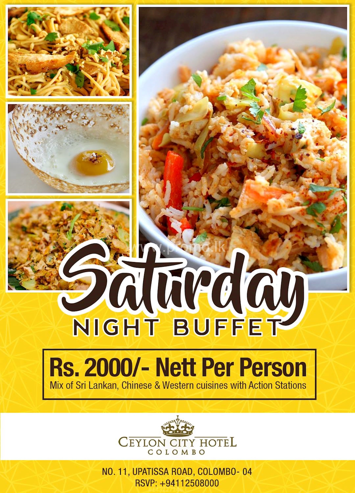 Ceylon City Hotel Saturday Night Buffet
