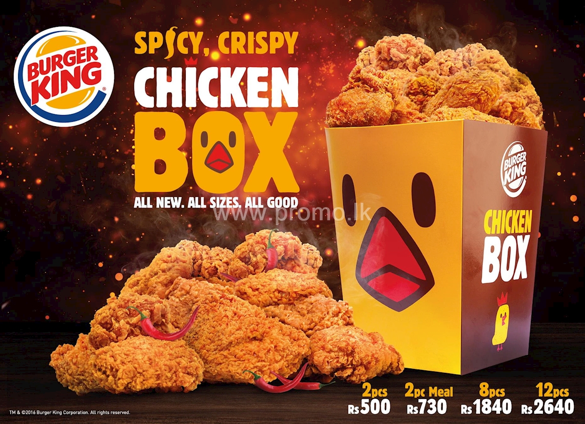 Spicy Crispy Chicken Box from Burger King