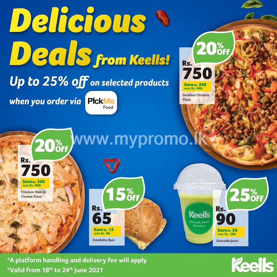 Enjoy up to 25% off when you order a range of selected food from Keells ...