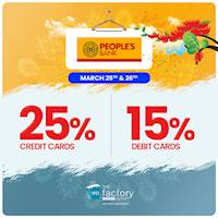 People's Bank - Latest Promotions, Offers and Discounts